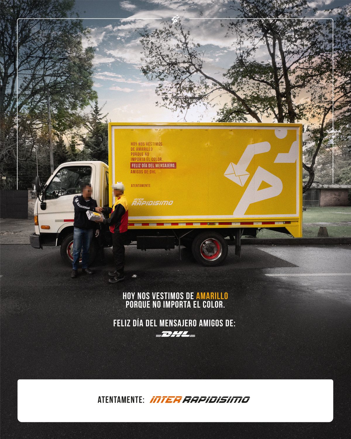 INTER RAPIDÍSIMO CAMBIA EL COLOR DE SUS CAMIONES PARA DECIR “FELIZ DÍA, AMIGOS MENSAJEROS” – RPLatam